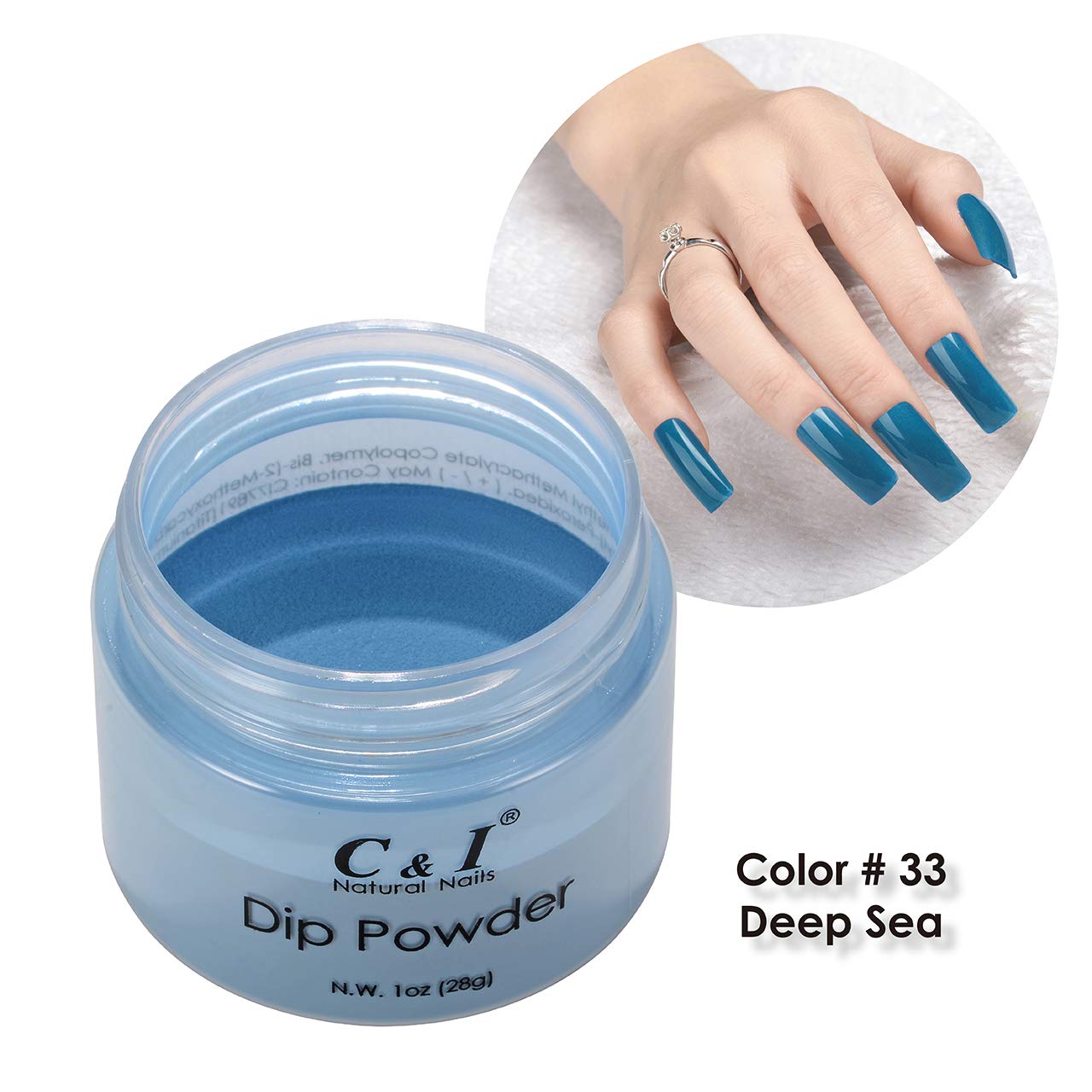 Dipping Powder Color No.033 Deep Sea Blue Color System