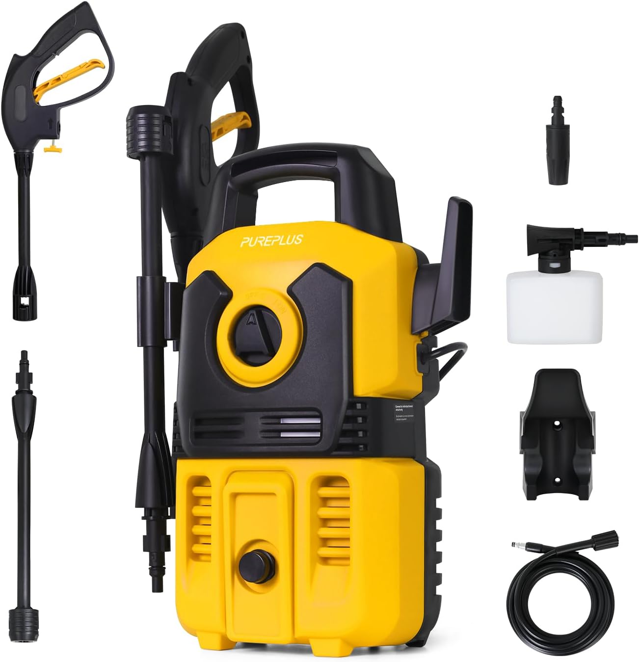 Amazon.com : PUREPLUS Electric Pressure Washer, Max 2000 PSI 1.8 GPM ...