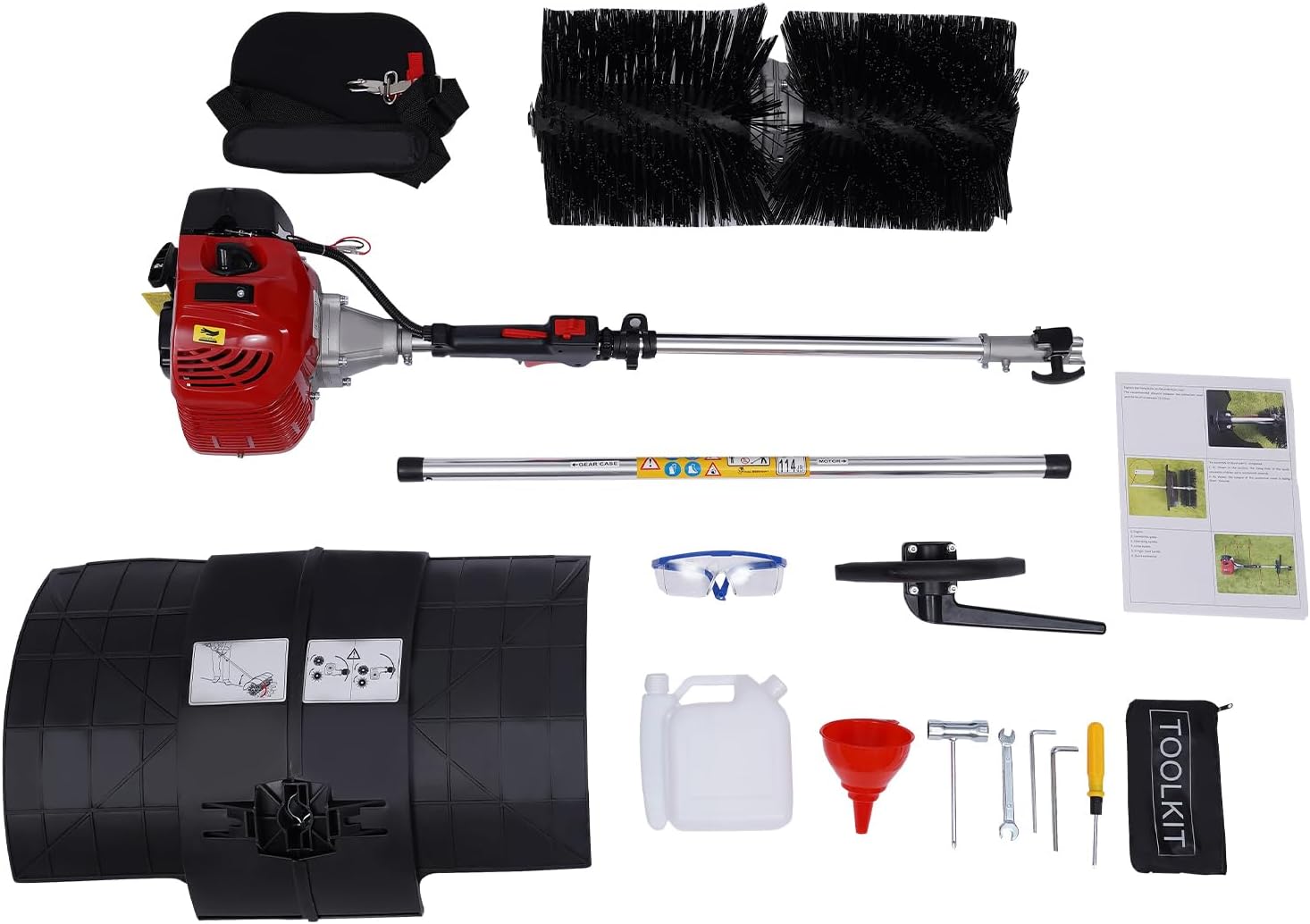 Amazon.com: Gasoline Power Broom, 2 Stroke 2.3 HP Artificial Turf ...