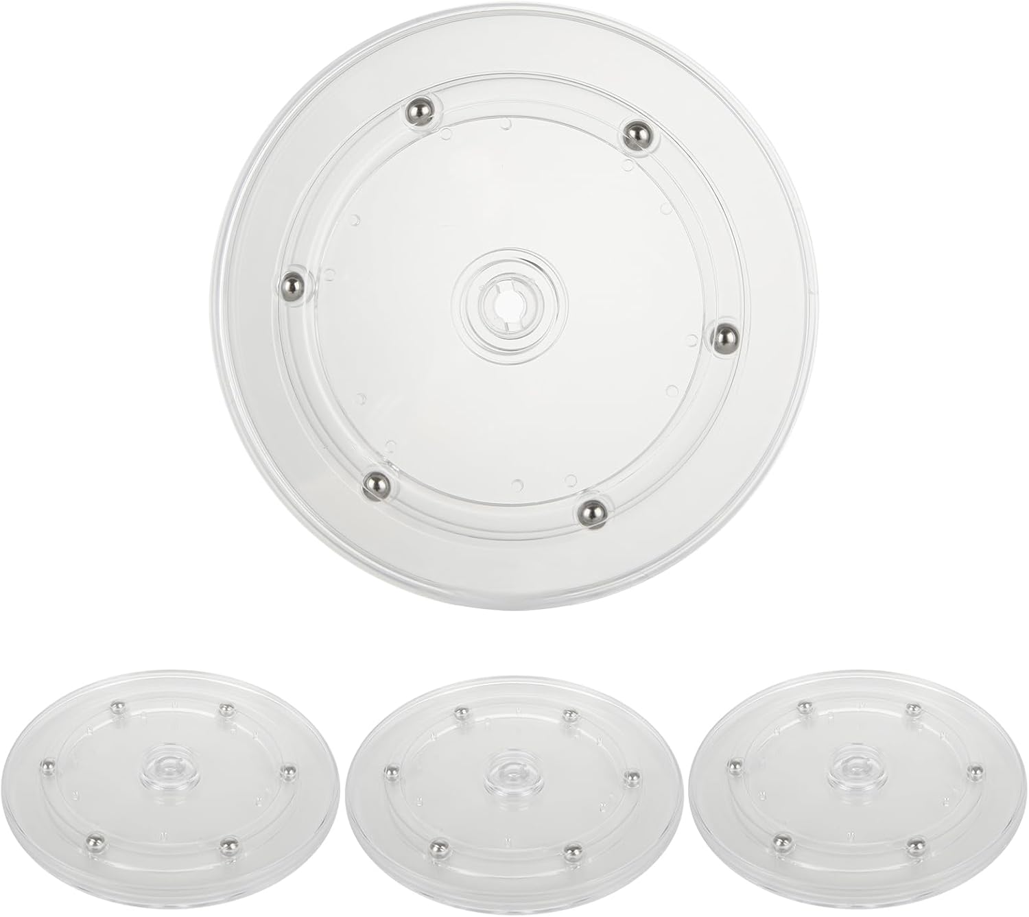 Amazon.com - WOPPLXY 4Pcs 6 Inch Lazy Susan Turntable Acrylic Ball ...