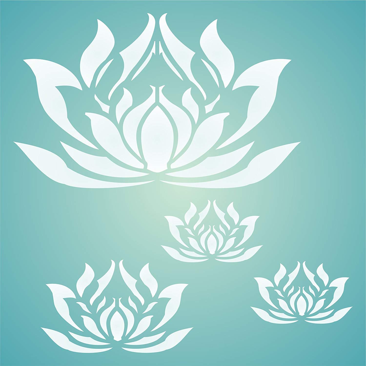 Lotus Stencil Design