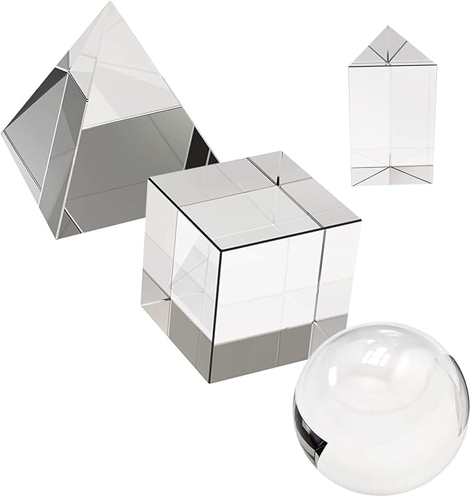 Amazon.com: 4 Pack K9 Optical Crystal Photography Prism Set, Include ...