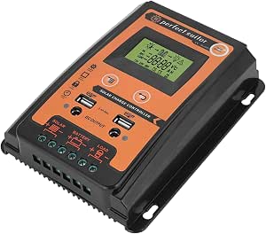 Amazon.com : 12V/24V 30A/50A/70A Intelligent Solar Panel Controller ...