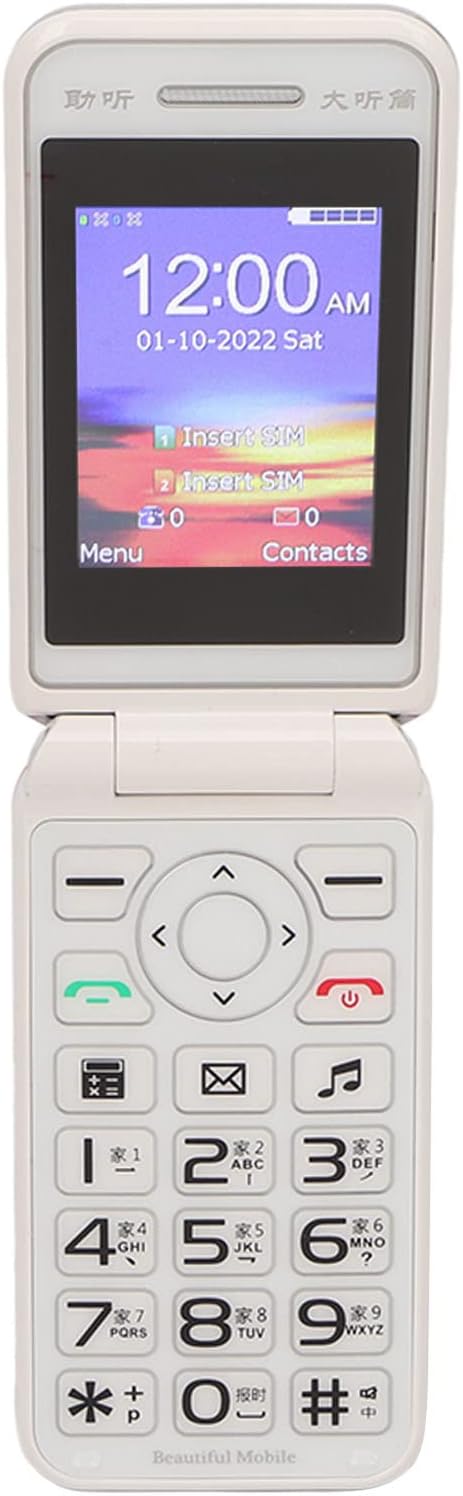 Amazon.com: Heayzoki N509 2G Unlocked Flip Phone, 2.4 Inch Screen Flip ...