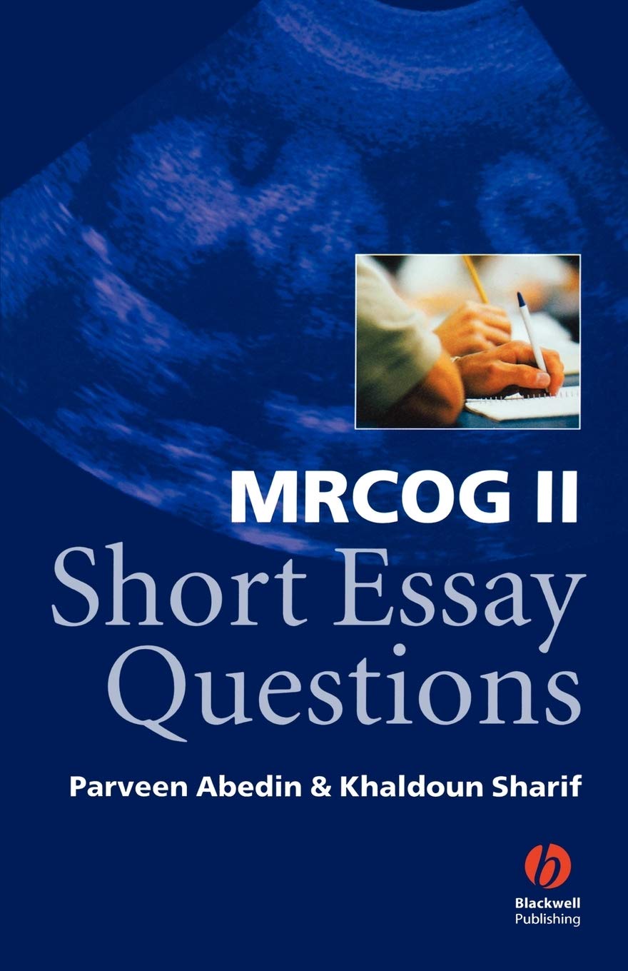 MRCOG II Short Essay Questions: 9781405100205: Medicine & Health ...