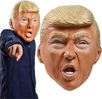 Amazon.com: Donald Trump Mask - The Donald Trump Mask is Intended to ...