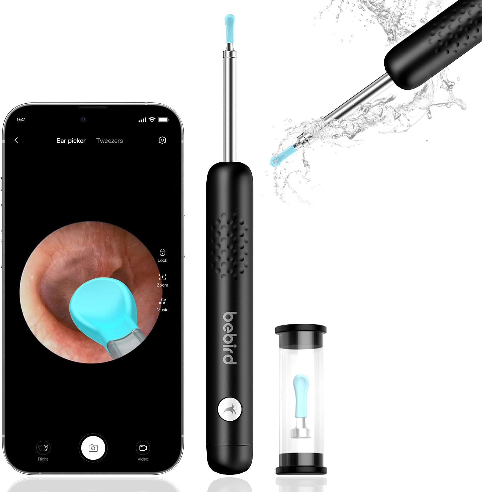 Amazon.com: Ear Wax Removal Tool, Smart Ear Cleaner, Ear Camera Scope ...