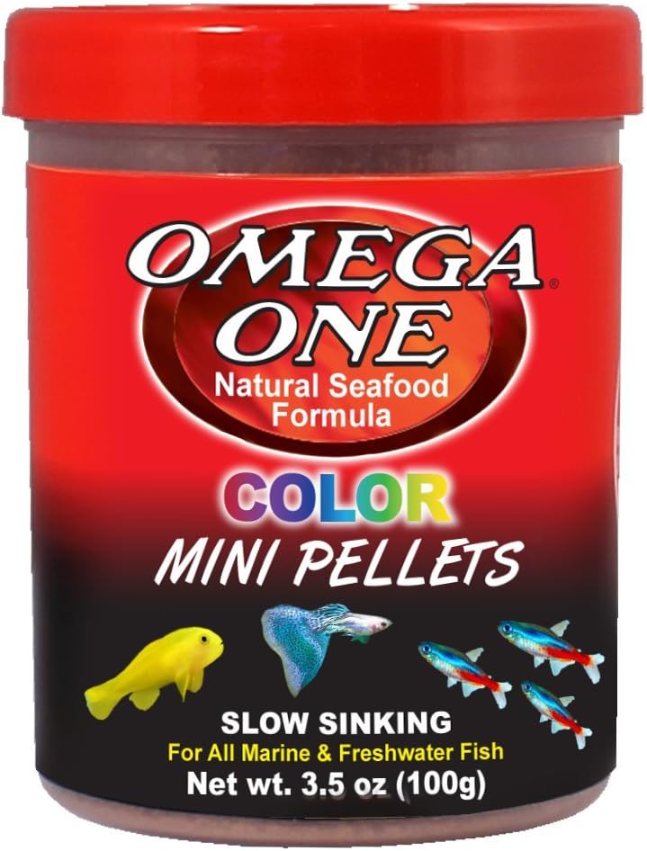 Amazon.com : Omega One Garlic Marine Pellets, Sinking, 4mm Large ...