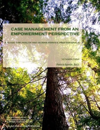 Case Management From An Empowerment Perspective: Patricia Spindel Ed.D ...