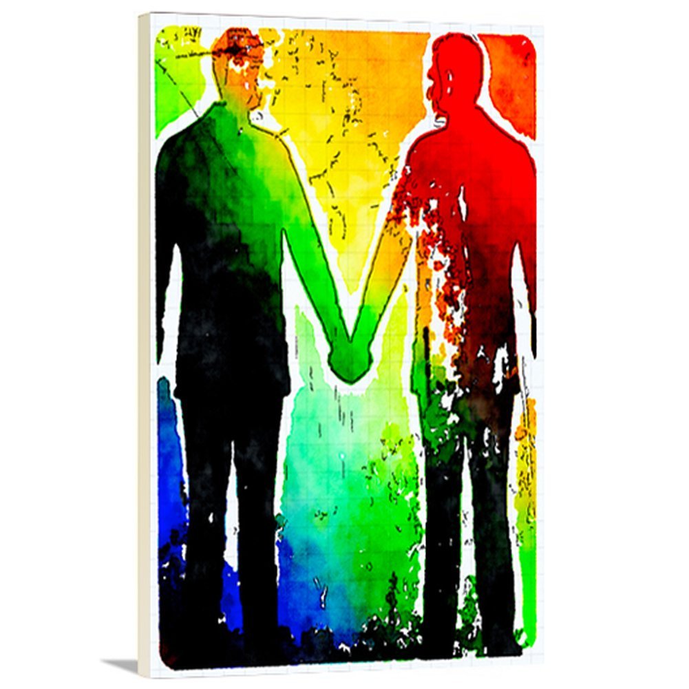 Buy Artzee Designs Home Decor Ready to Hang Great Gift Idea Modern LGBT ...