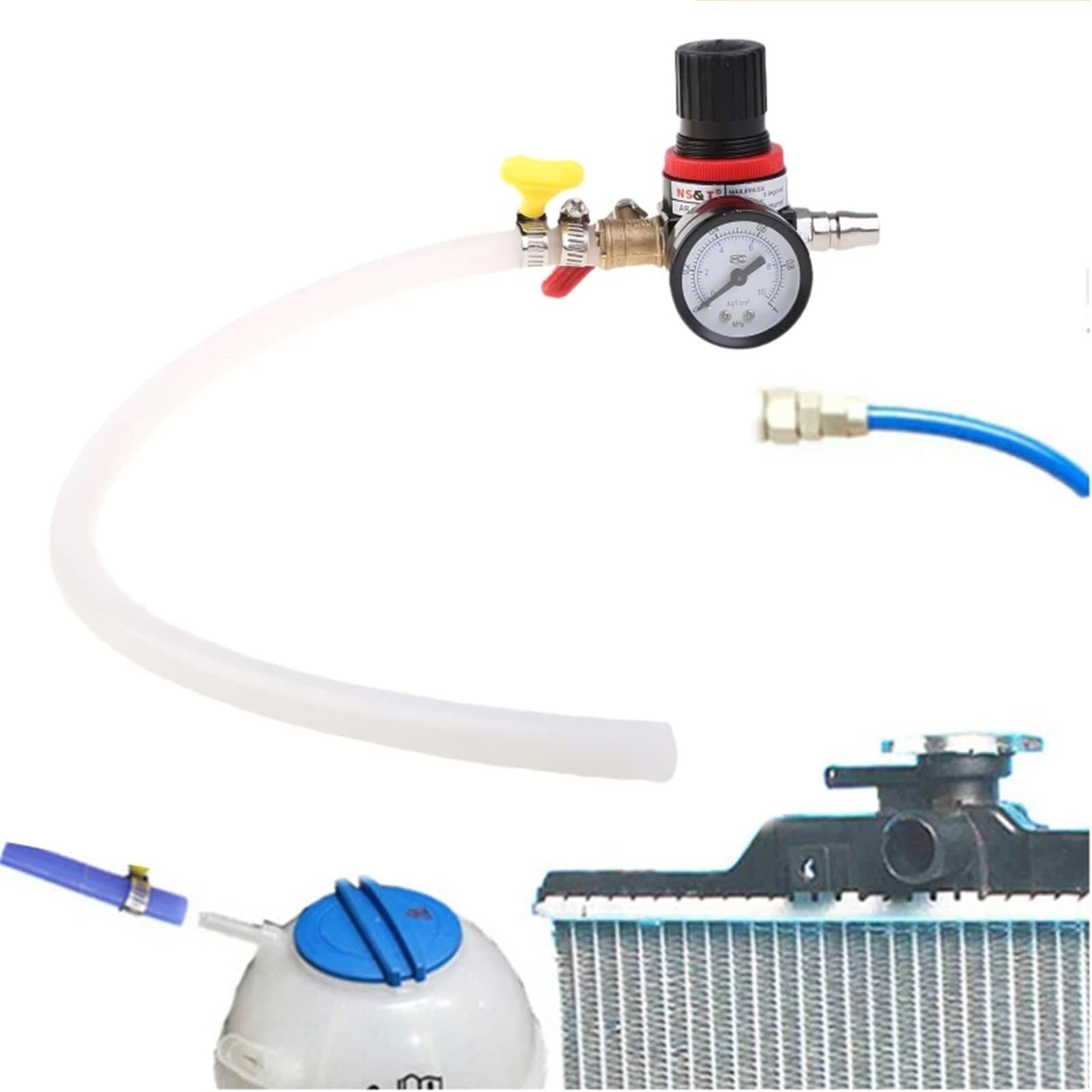 Snapklik.com : Air Pressure Gauge Manometer 50cm Car Tester Universal ...