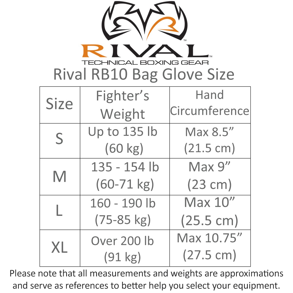 Snapklik.com : RIVAL Boxing RB10 Intelli-Shock Bag Gloves, Hook And ...