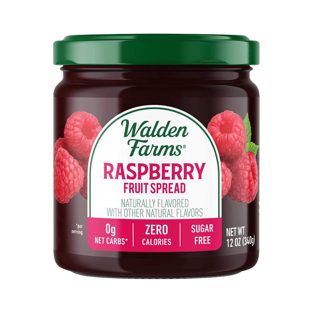 Walden Farms Raspberry Fruit Spread Zero Calorie Low Carb Keto ...