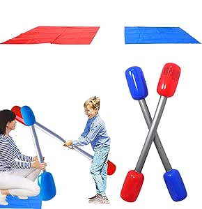 Amazon.com: Inflatable Gladiator Game Set, Inflatable Battle Sticks ...