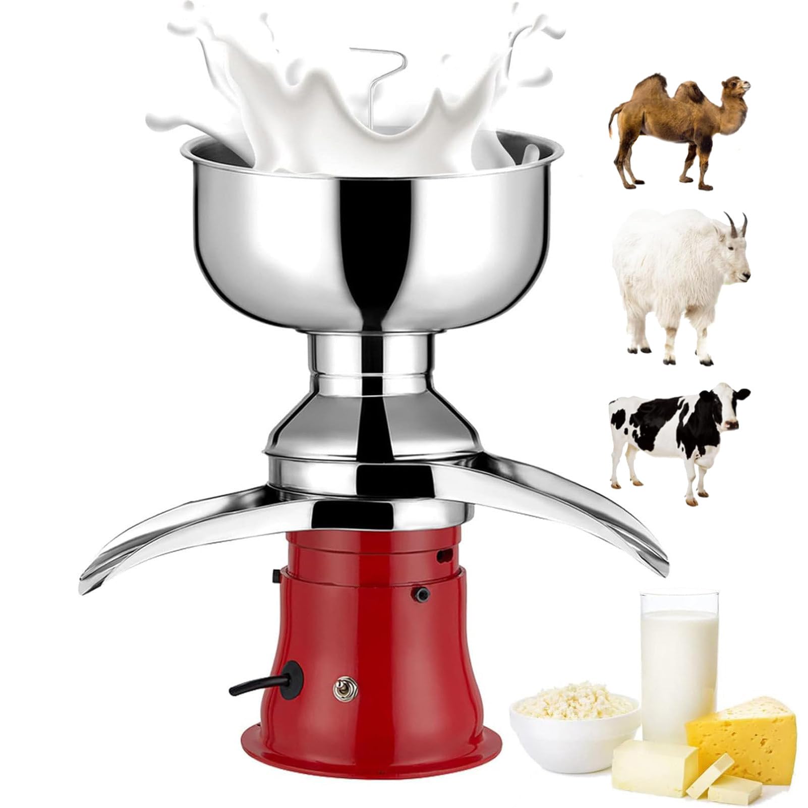 Écrémeuse Électrique Séparateur de Lait électrique 50 L/H Machine de ...