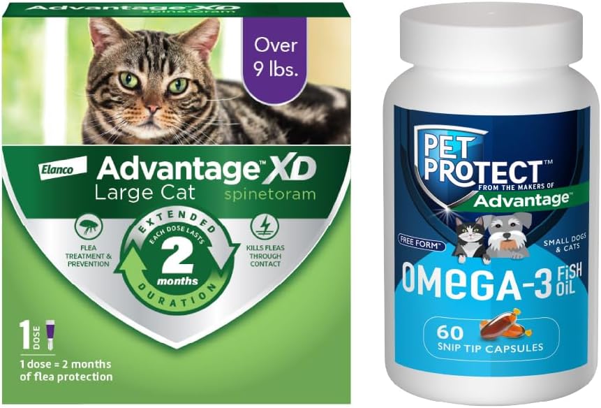 Amazon.com: Bundle of Advantage XD Large Cat Over 9lbs. + Pet Protect ...