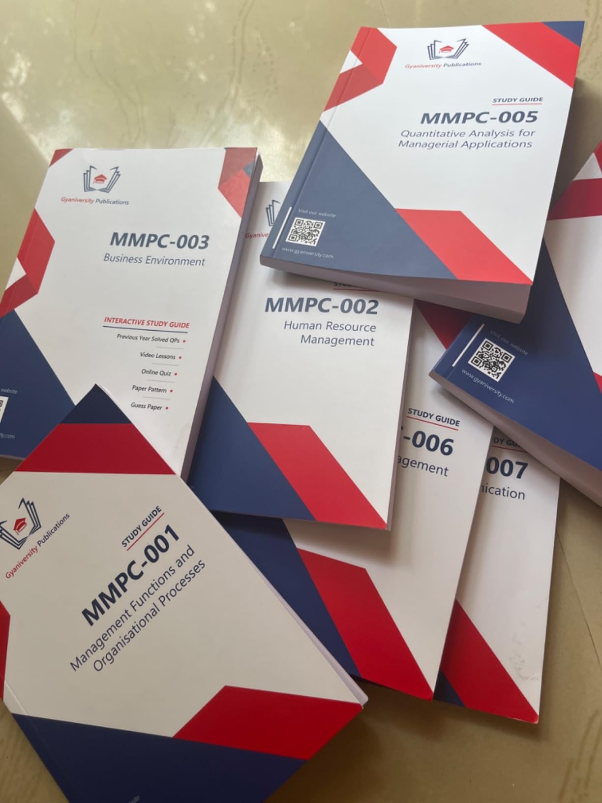 MBA 1st Semester IGNOU Interactive Study Guides Combo (Set of 7 books ...