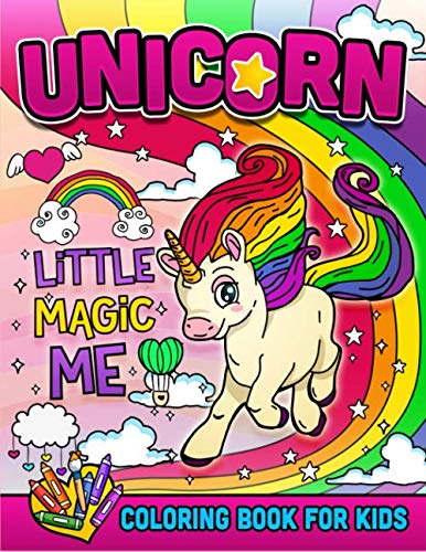 Unicorn Little Magic Me Coloring Book For Kids: Unicorn Coloring Book ...
