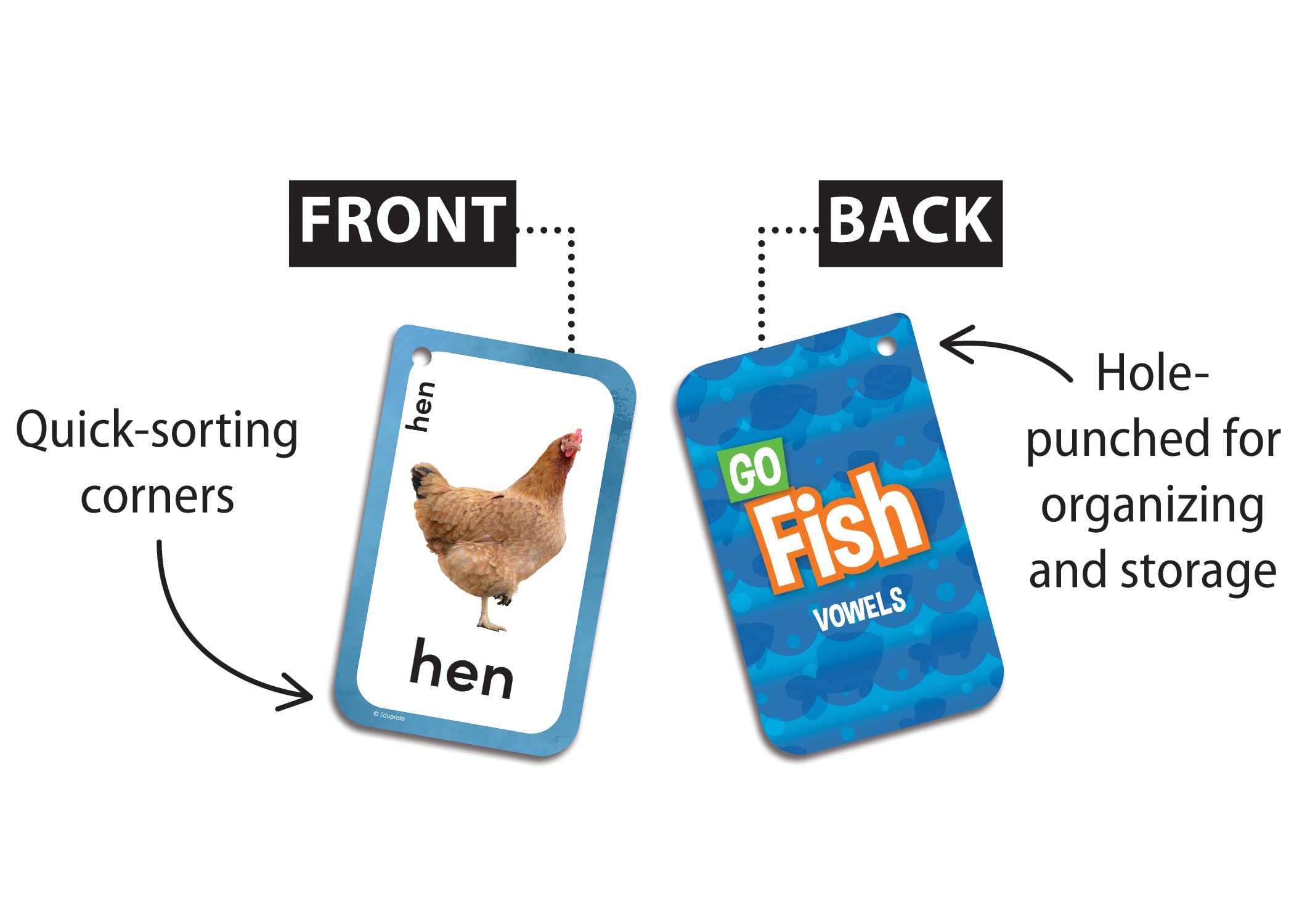 Snapklik.com : Teacher Created Resources Go Fish Vowels Flash Cards