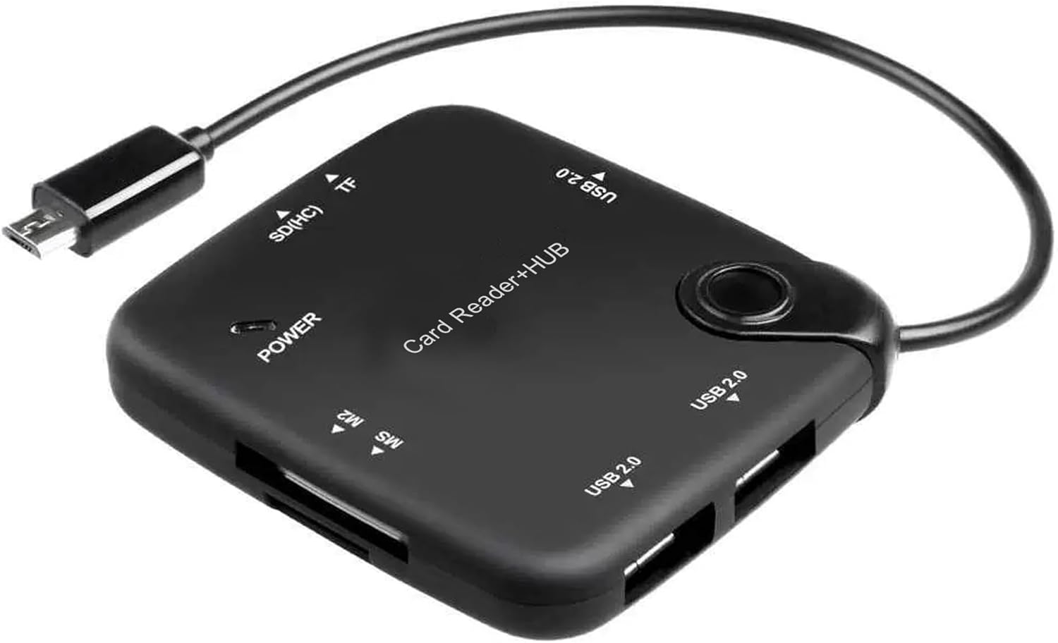 Amazon.com: 8-Port Micro USB OTG Hub Adapter with 3 USB 2.0 Port, TF/SD ...
