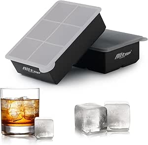 Amazon.com: ALLTOP Large Square Ice Cube Trays,Giant Ice Block Maker ...