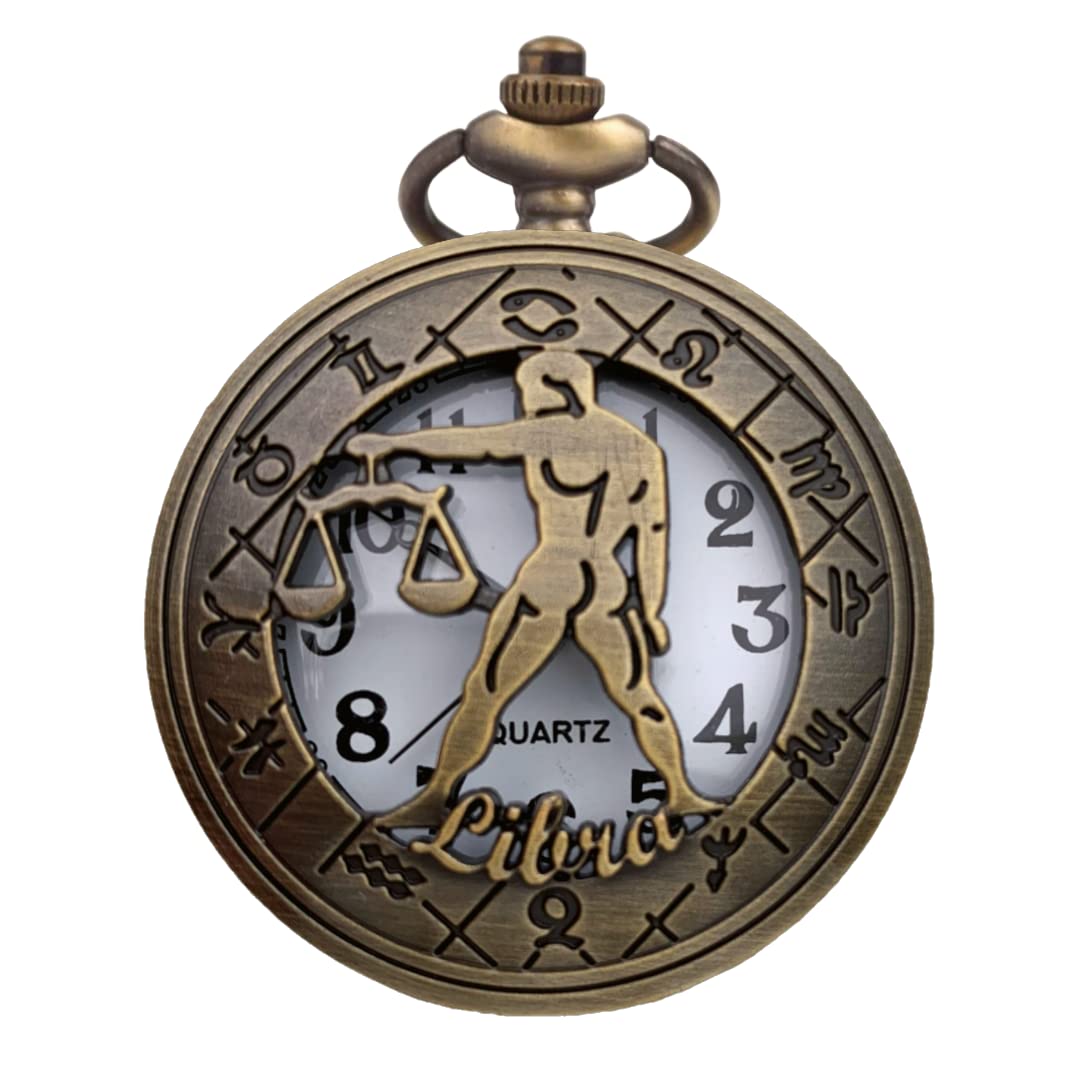 Buy Tiny Tim Libra Zodiac Sign Vintage Working Gandhi Style Pocket ...