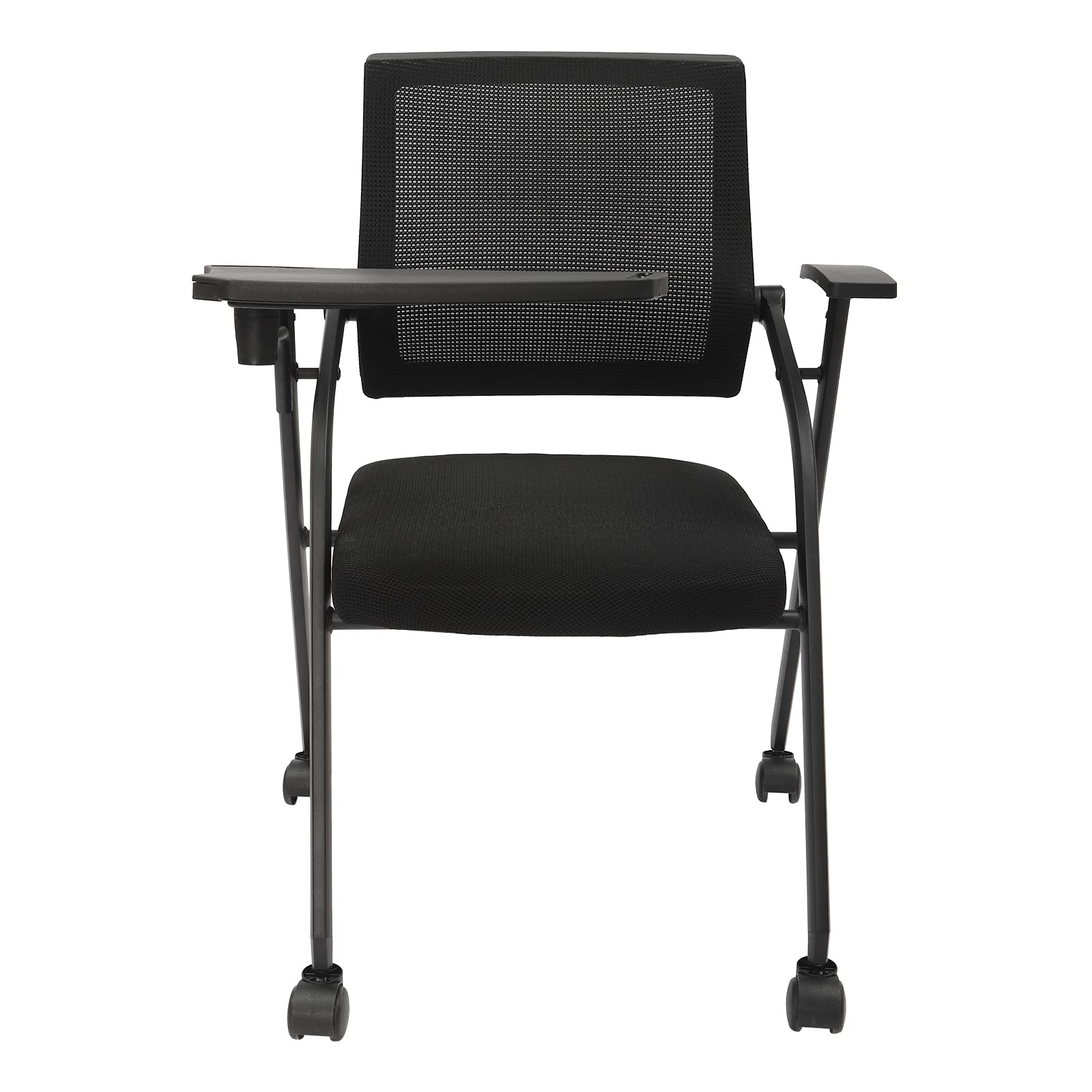 Amazon.com: XIANXUS Foldable Desk Chair,Stacking Tablet Arm Chair with ...