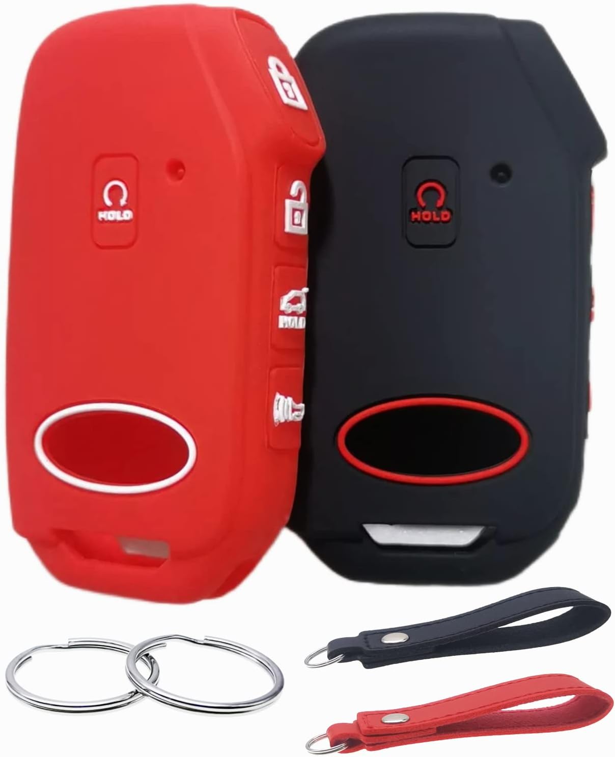 Amazon.com: REPROTECTING Silicone Rubber Key Fob Cover Compatible with ...