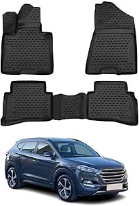 OMAC Floor Mats for Hyundai Tucson 2016-2021 Car Mats All Weather 3D ...