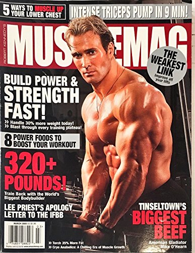 Buy ROBERT KENNEDY'S MUSCLEMAG INTERNATIONAL Magazine March 2008 ...