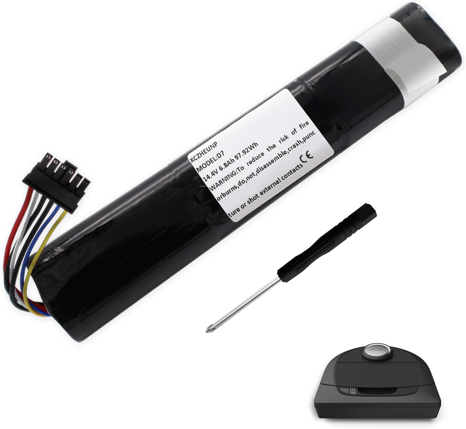 Amazon.com: Upgraded 6500mAh Battery Replacement for Neato D7 D6 D5 D4 ...