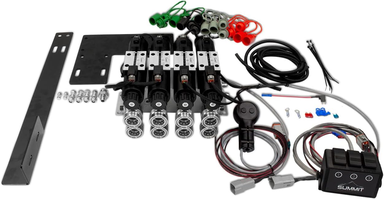 Amazon.com: Electric Rear Remote Valve Kit for Compact Tractors (Four ...