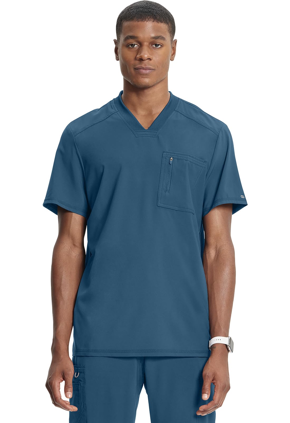 Snapklik.com : Infinity Men Scrubs Top Tuckable V-Neck CK910A
