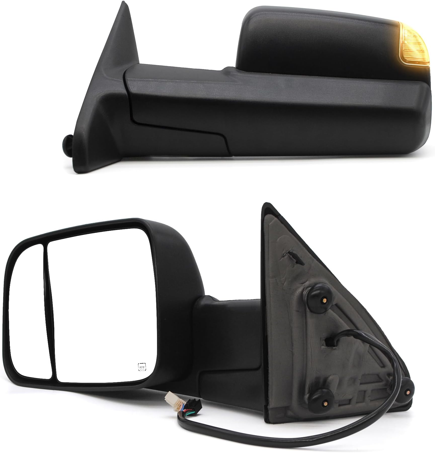 Amazon.com: TOEMIRR Towing Mirrors fit for 2009-2018 Dodge Ram 1500 ...