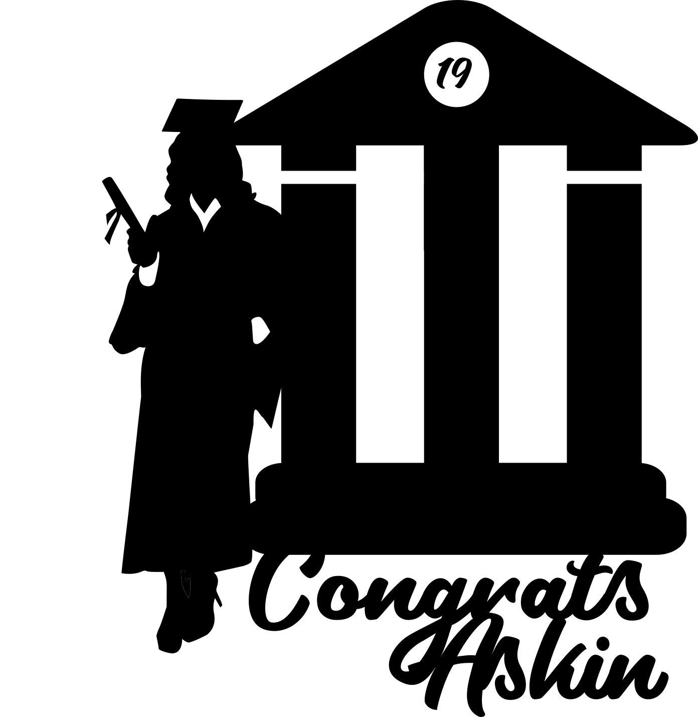 Buy Personalised Congratulations Cake Topper. Personalised Graduate ...