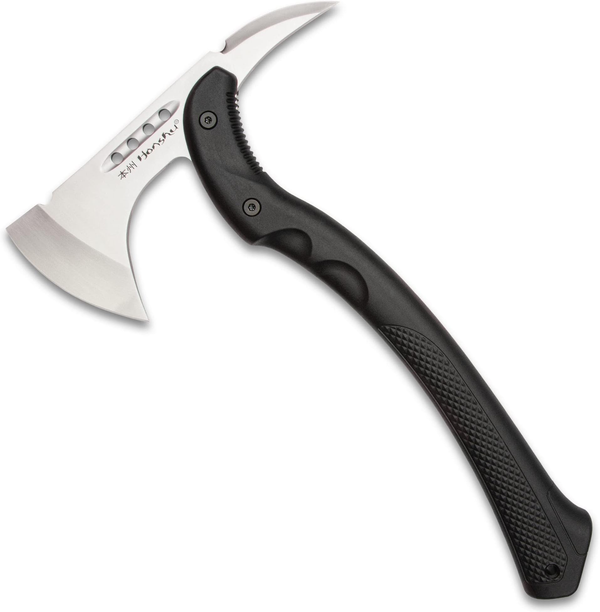 Amazon.com : HONSHU Karito Battle Axe with Leather Sheath - 7Cr13 ...