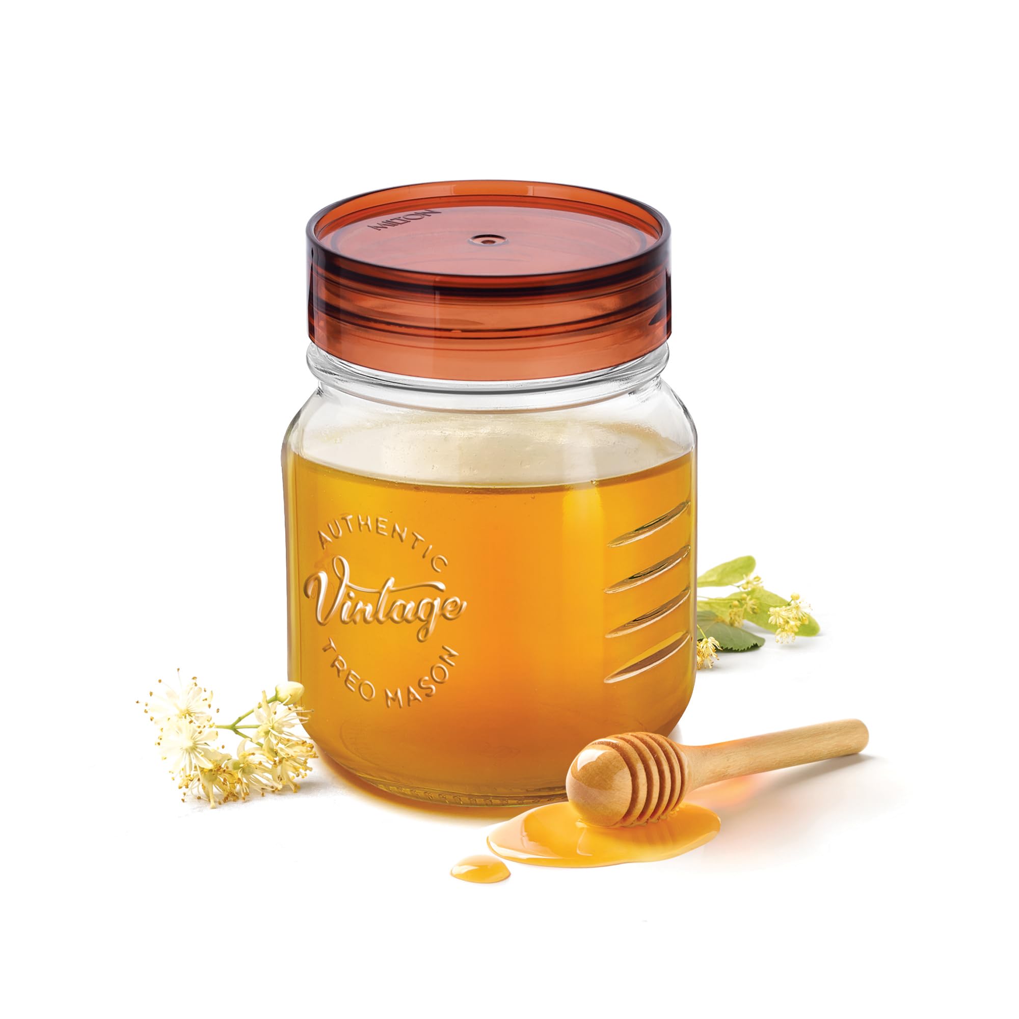 Treo By Milton Vintage Glass Jar with Airtight Lid Glassy Kitchen ...