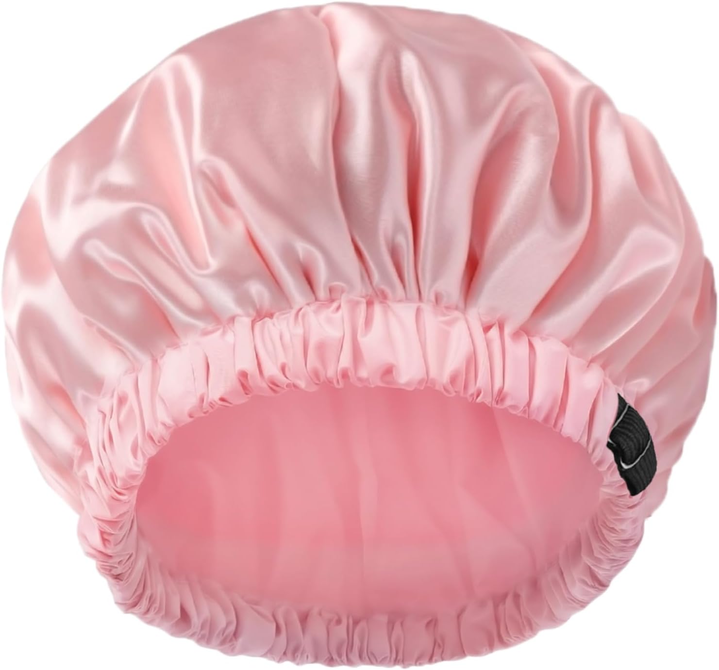 Amazon.com : Amamba Shower Cap,100% Real Satin Lined Shower Cap,Extra ...