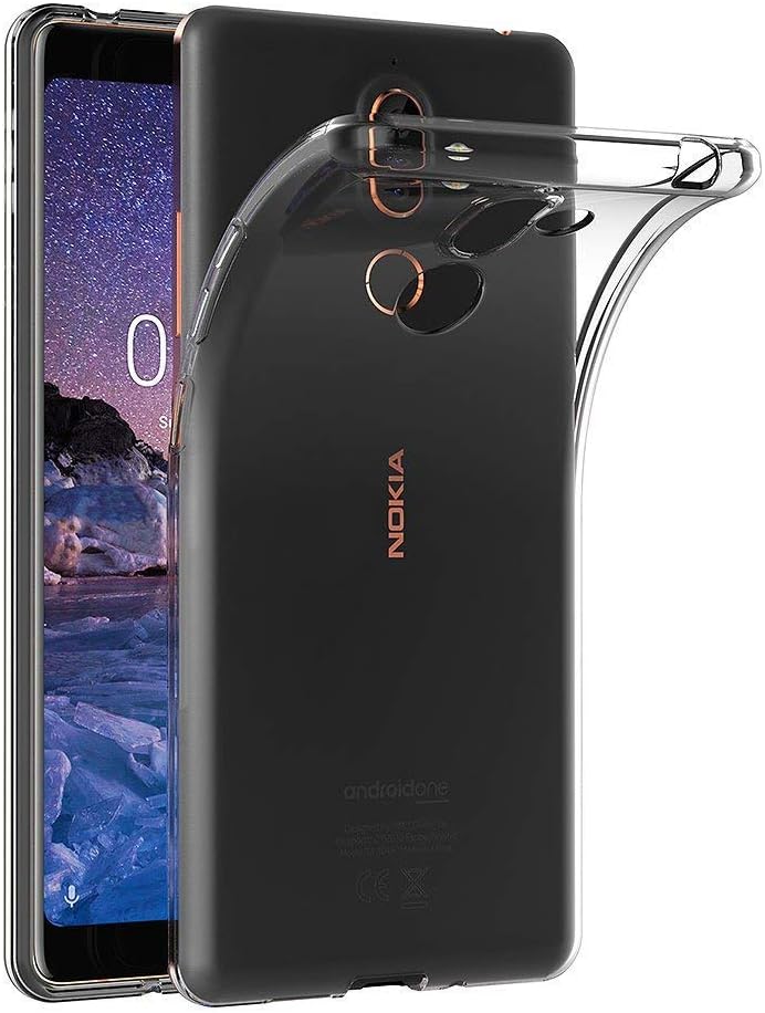 Amazon.com: MaiJin Case for Nokia 7 Plus (6 inch) Soft TPU Rubber Gel ...