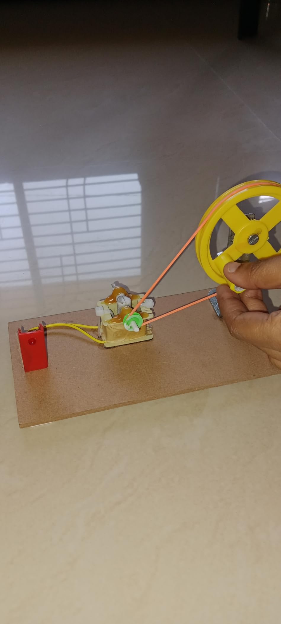 Buy AC Generator Pulley Working Model | School Science Model for ...