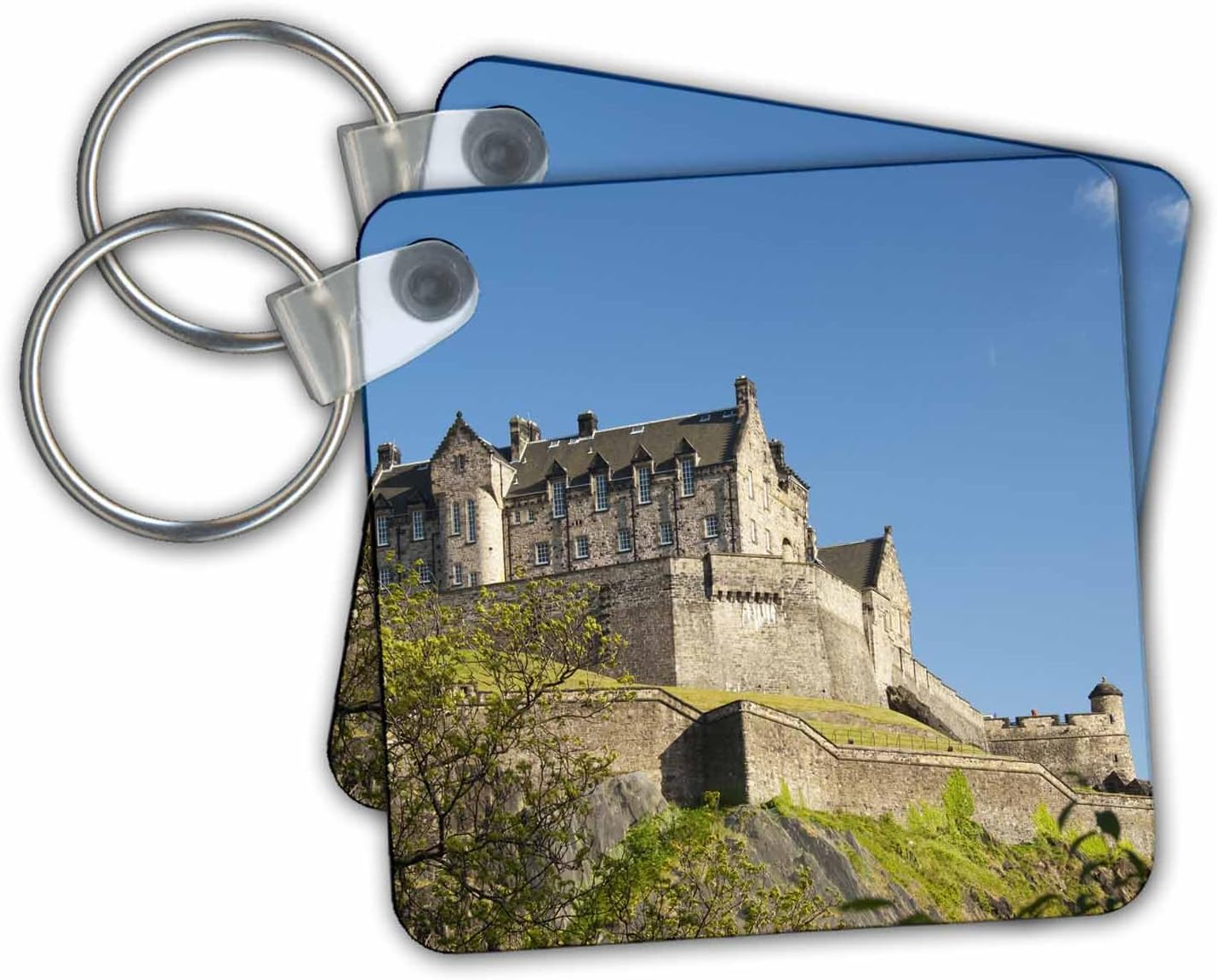 Amazon.com: Key Chains Scotland, Edinburgh, Edinburgh Castle - EU36 ...