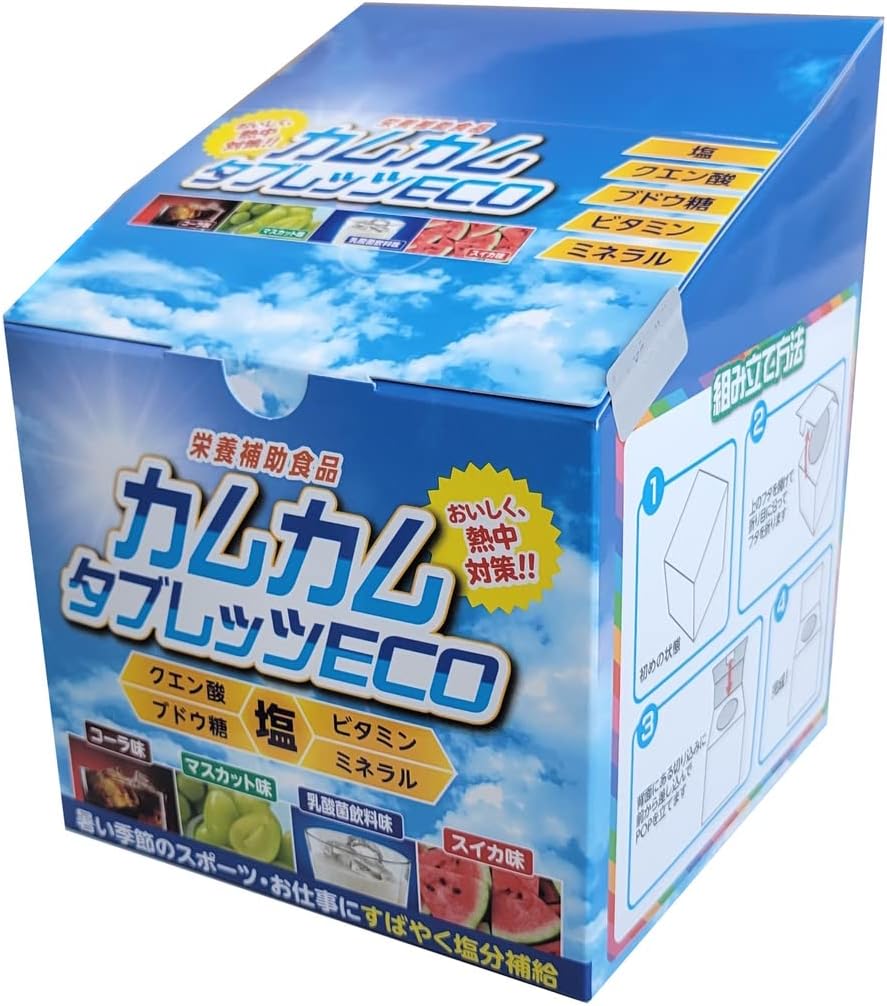 Amazon.co.jp: カムカムタブレッツECO N23-04 約200粒入 昭和商会 熱中タブレット 塩飴 熱中症対策 塩タブレット 塩分補給 (1) : 食品・飲料・お酒