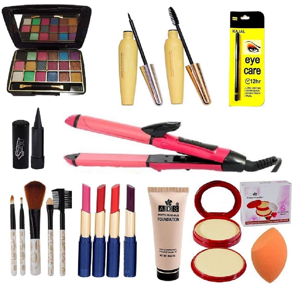 SWIPA All In One Makeup Kit Combo For Women-03652 (11 Items in the set ...