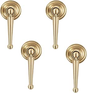 4PCS Pendant Pulls Brass Drawer Pulls Drop Handles Length 76mm Mid ...