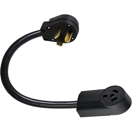Amazon.com: OLD 3-PRONG 10-30P DRYER MALE PLUG to OLD 3-PIN 10-50R ...