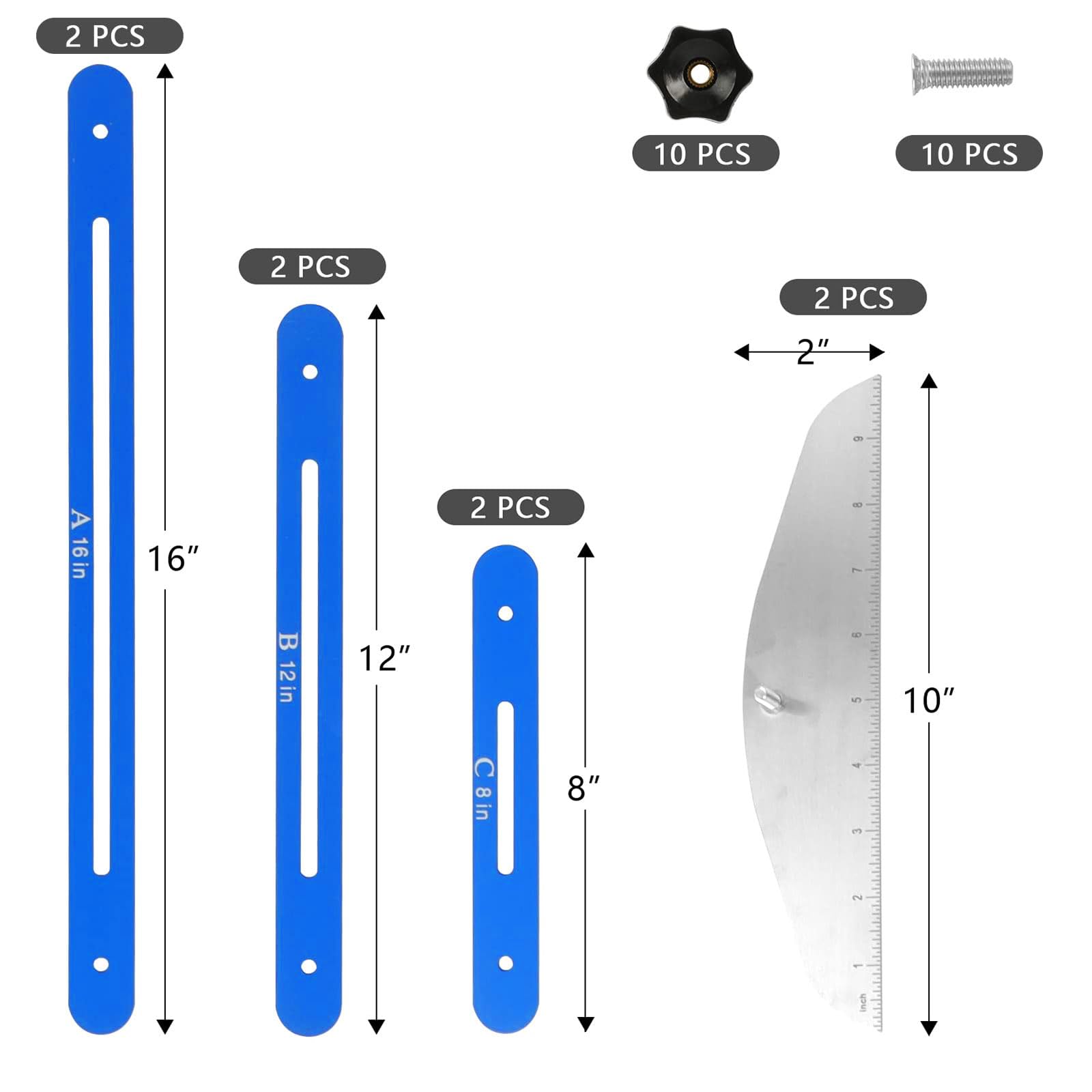 Snapklik.com : Stair Tread Template Tool, Aluminum Alloy Stair Tread ...
