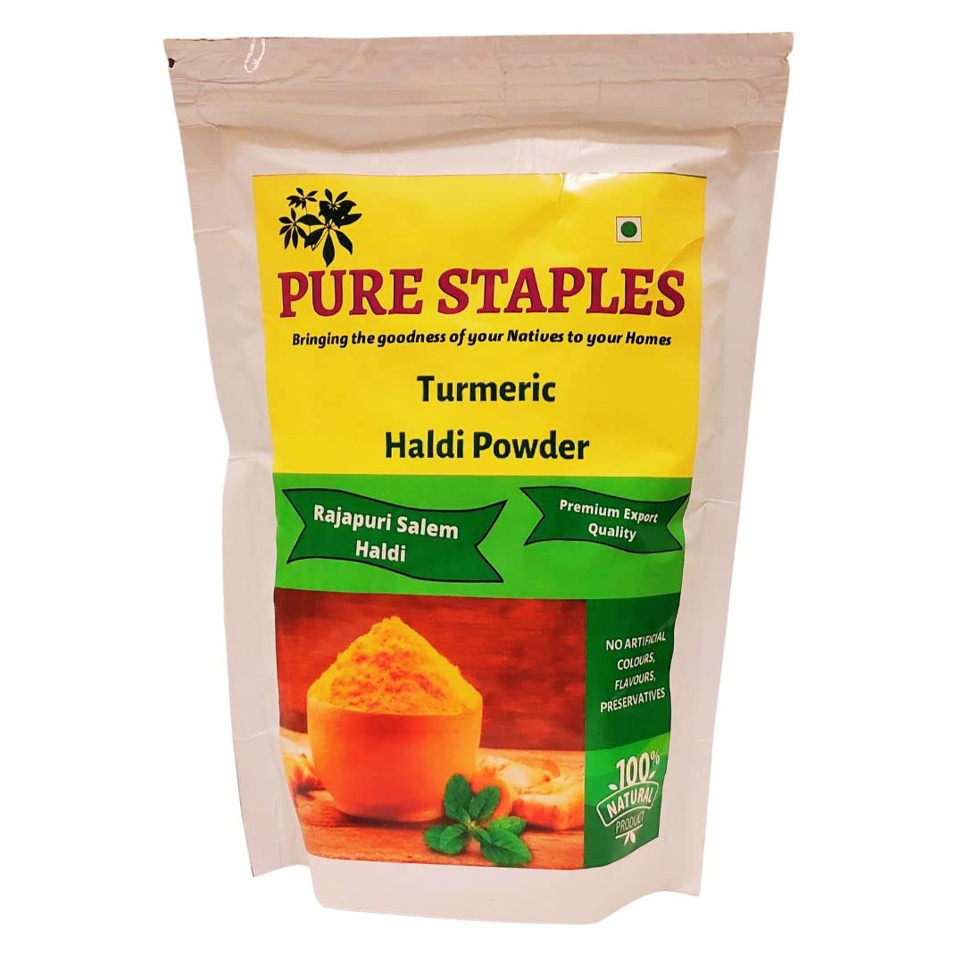 PURE STAPLES Turmeric Powder Haldi Powder 200gms Rajapuri Salem Natural ...