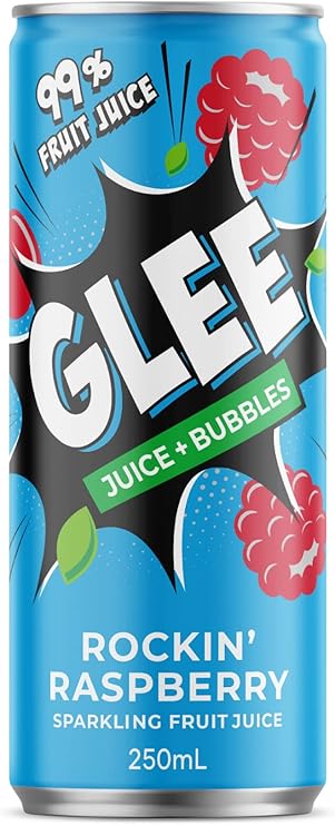 Glee Sparkling Fruit Juice, Rockin Raspberry, 24 x 250 ml : Amazon.com ...