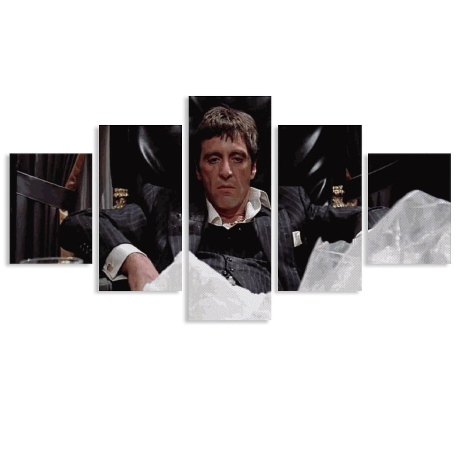 Amazon.com: TYPOART 5pcs Scarface Movie Poster Al Pacino Tony Montana ...