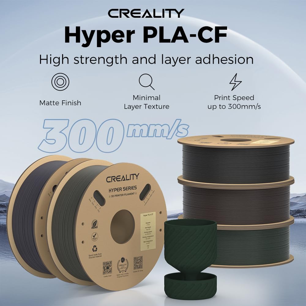 Snapklik.com : Creality Carbon Fiber Filament, Hyper PLA-CF Filament ...